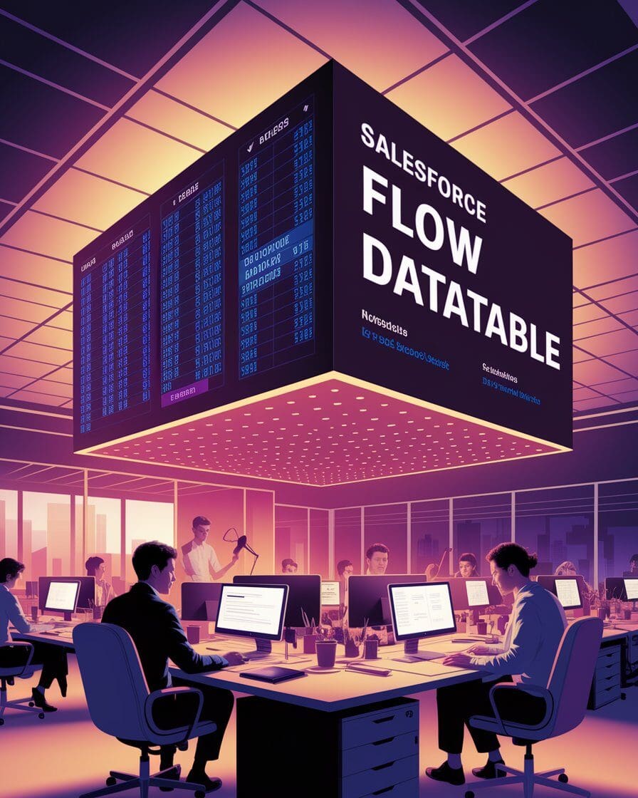 Componente Salesforce Flow Datatable → Un cambio de juego para los ...